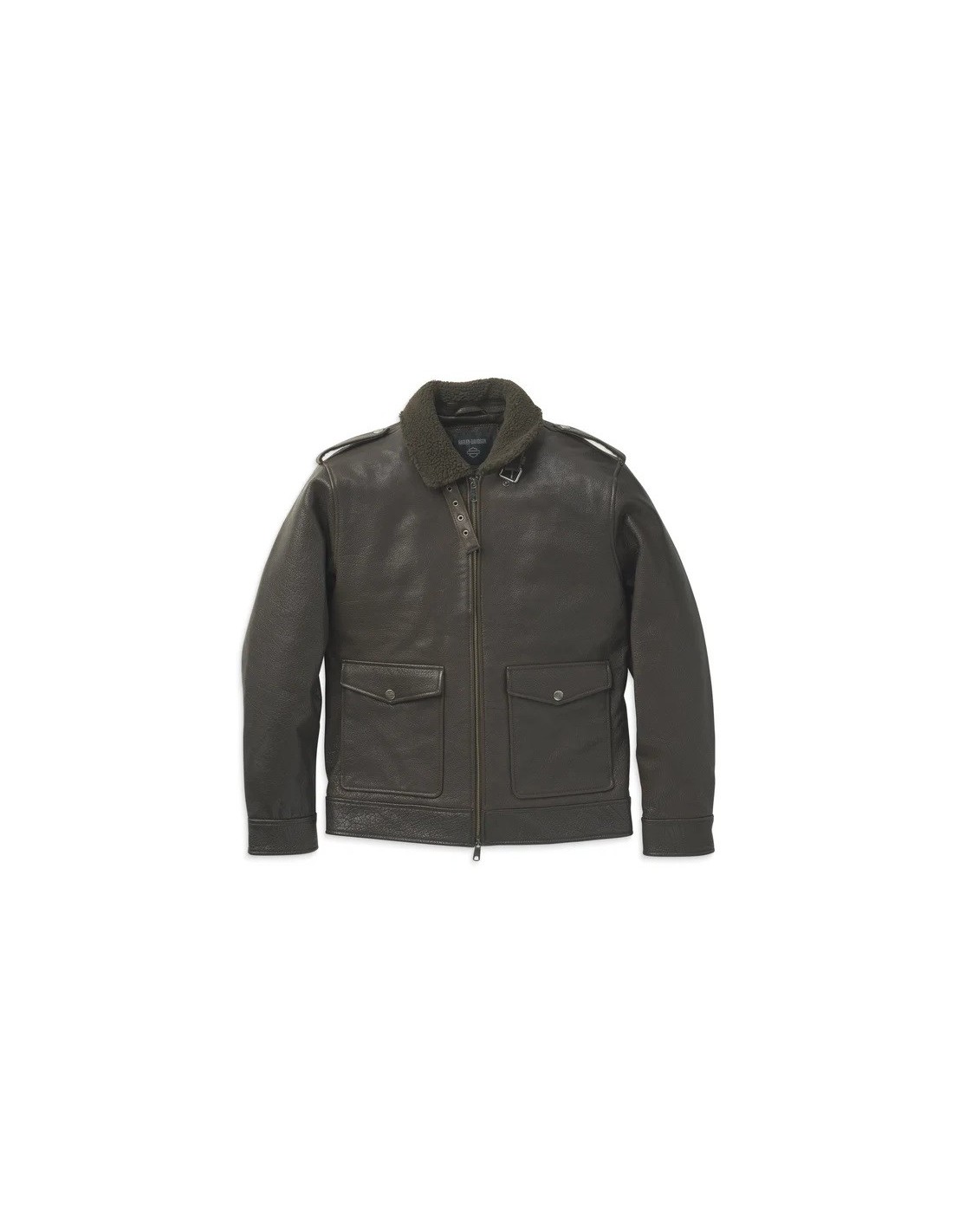 CHAQUETA HARLEY DAVIDSON PIEL AUER SHERPA COLLAR