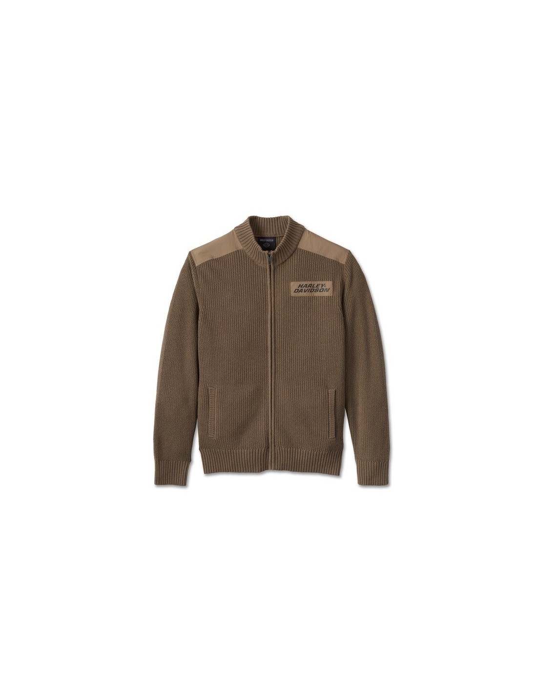 Harley Davidson Willie G Skull Men's Sweater - Stone Gray