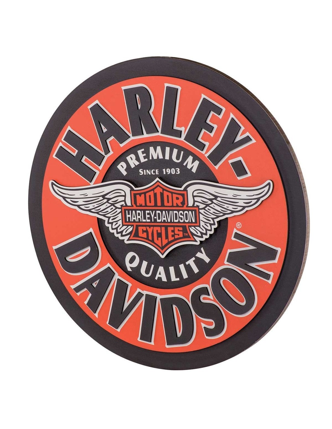B&S Pub Harley Davidson Sign with Wings
