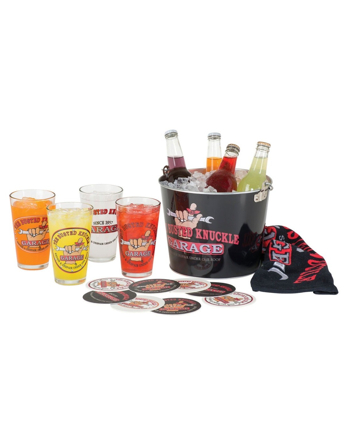 Juego de cubos Harley Davidson para fiestas de pintas de vidrio de The ...